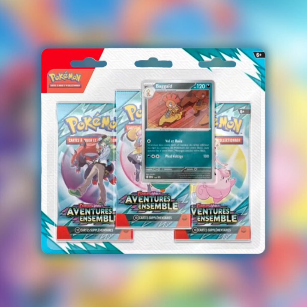 Tripack EV9 Aventures Ensemble - 3 boosters et carte Promo